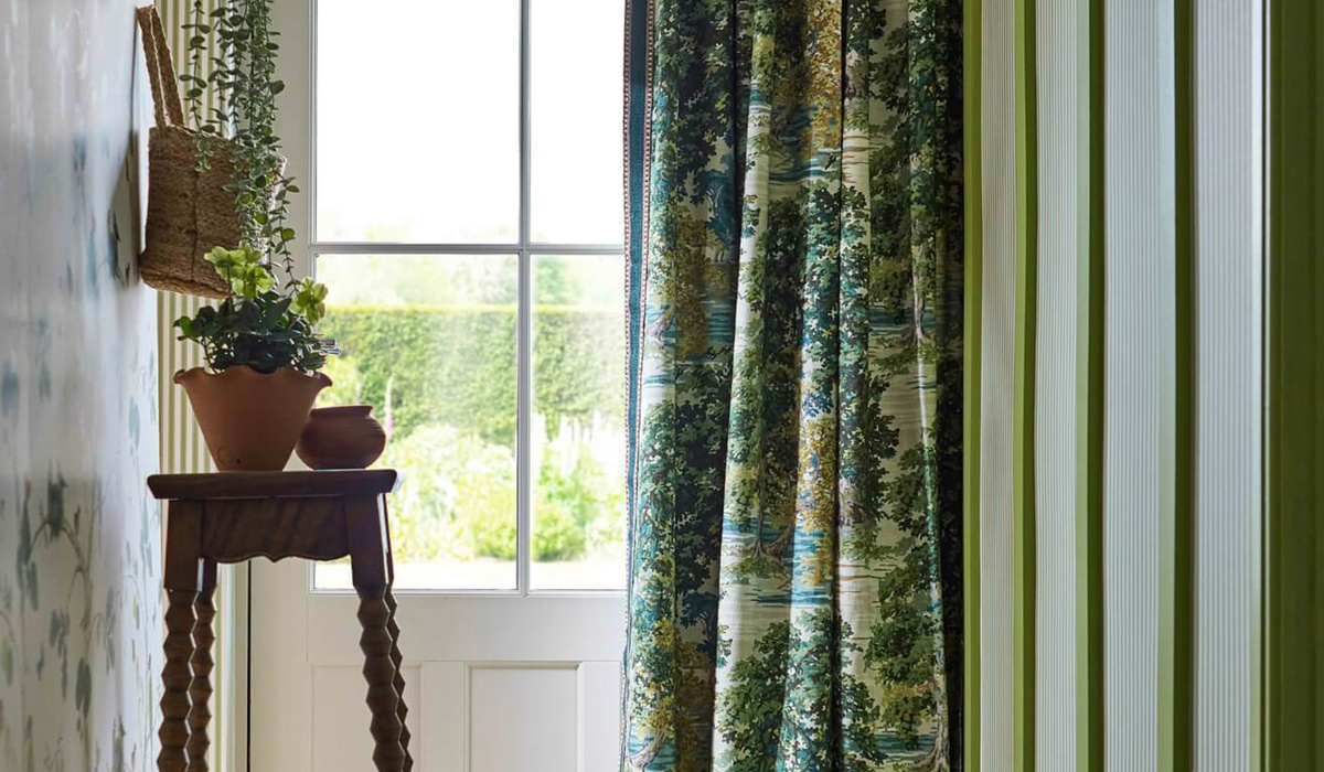 Dense Canopy Sanderson Drapery: An Impressionist's Dream