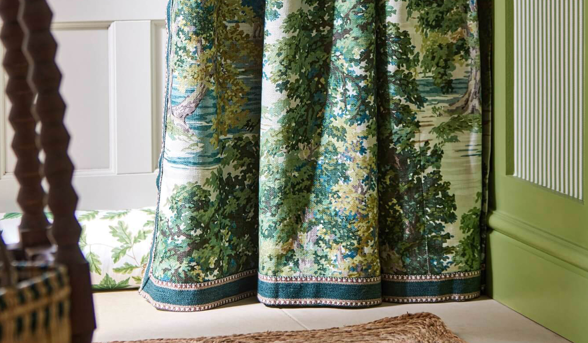 Dense Canopy Sanderson Drapery: An Impressionist's Dream